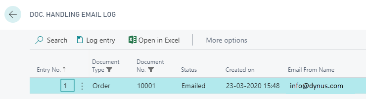 Send emails with documents attached from Business Central